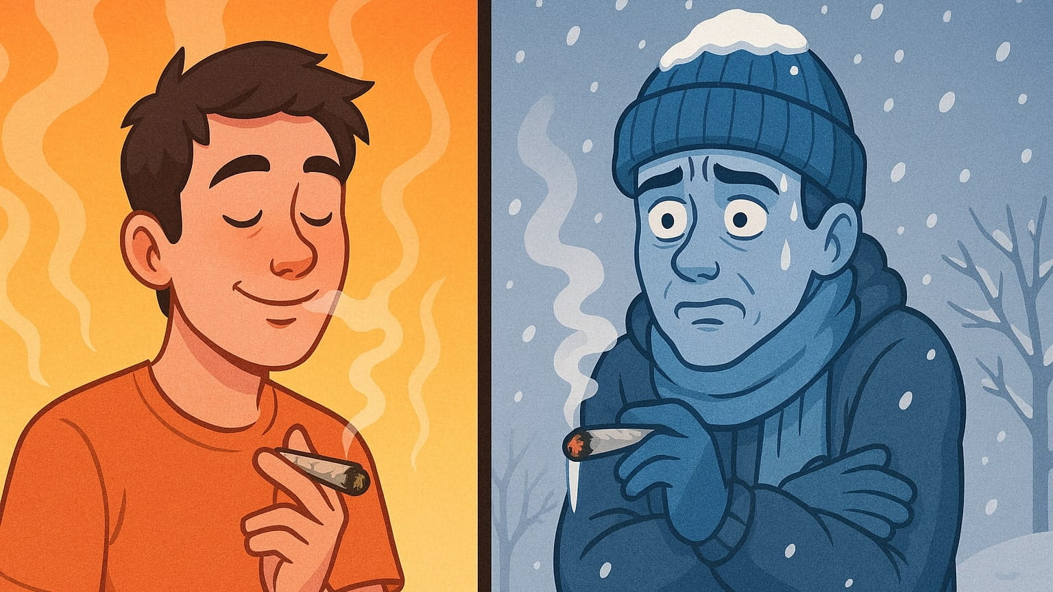 Cannabis in the cold: the illusion of warmth and the cold truth
